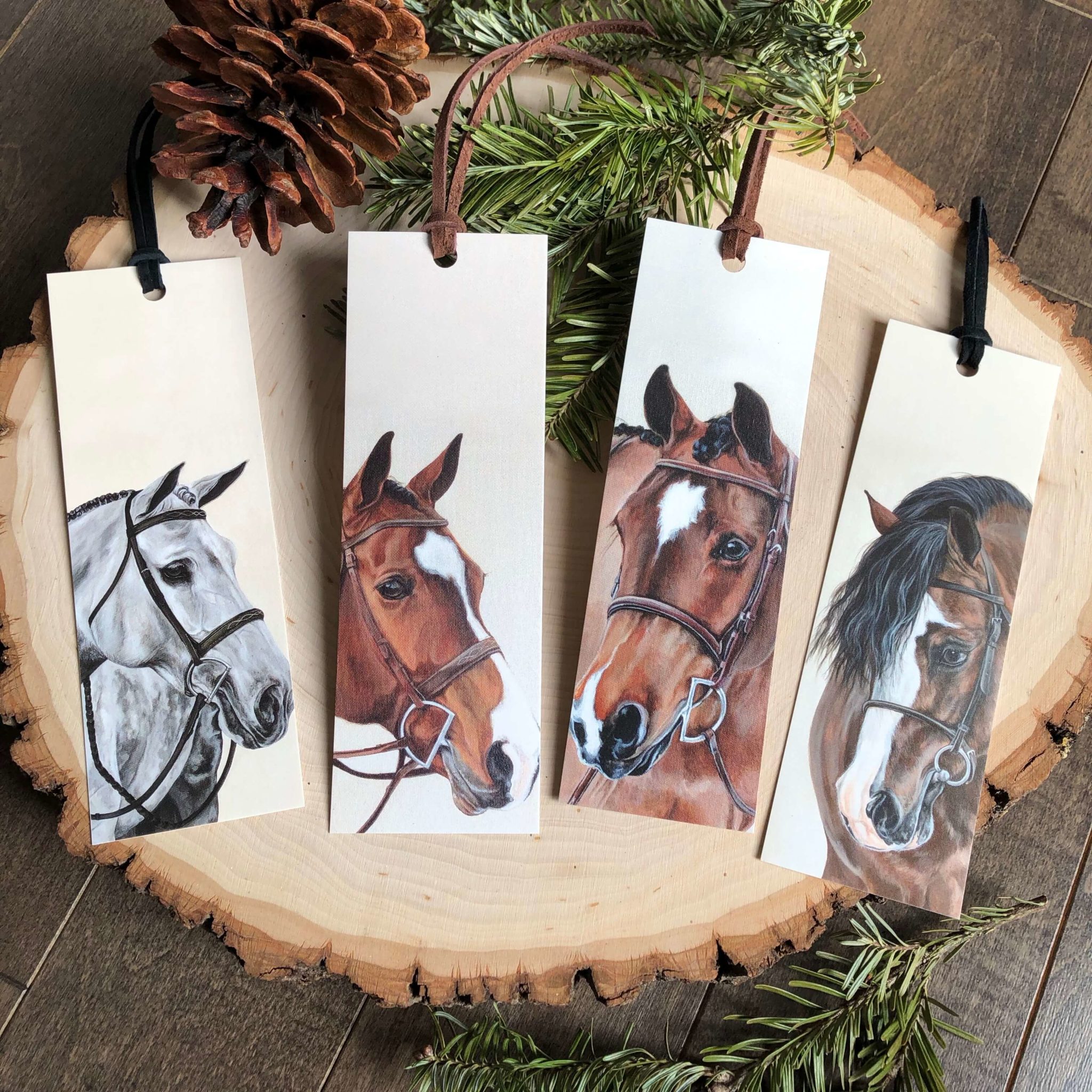 Horse Bookmarks Four Pack - EverythingEQ